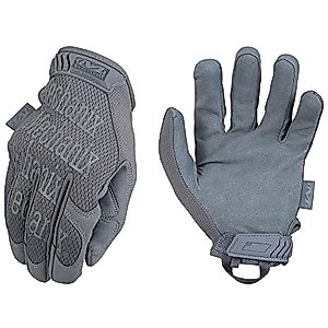 Mechanix Wear: The Original Tactical Work Gloves with Secure Fit, Flexible Grip for Multi-Purpose Use, Durable Touchscreen Safety Gloves for Men (Grey, Medium)