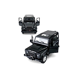 RASTAR Radio Remote Control 1/14 Scale Land Rover Denfender Licensed RC Model Car (Black)