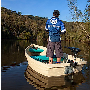 Watersnake Tracer Transom Mount Trolling Freshwater Motor (30-Pound Thrust, 30-Inch Shaft, 12-Volt)