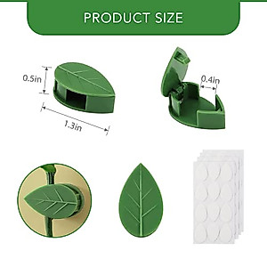 Plant Climbing Wall Fixture Clips 40 Pcs, Garden Vegetable Plant Support Binding Clip Invisible Wall Vines, Self-Adhesive Clips Plant Vine Traction for Indoor Outdoor Decoration