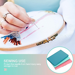 FOMIYES Magnetic Needle Organizer 3Pcs Magnetic Needles Boxes, DIY Sewing Stitching Pin Storage Case, Cross Sewing Knitting Pin Organizer Knitting Needle Box