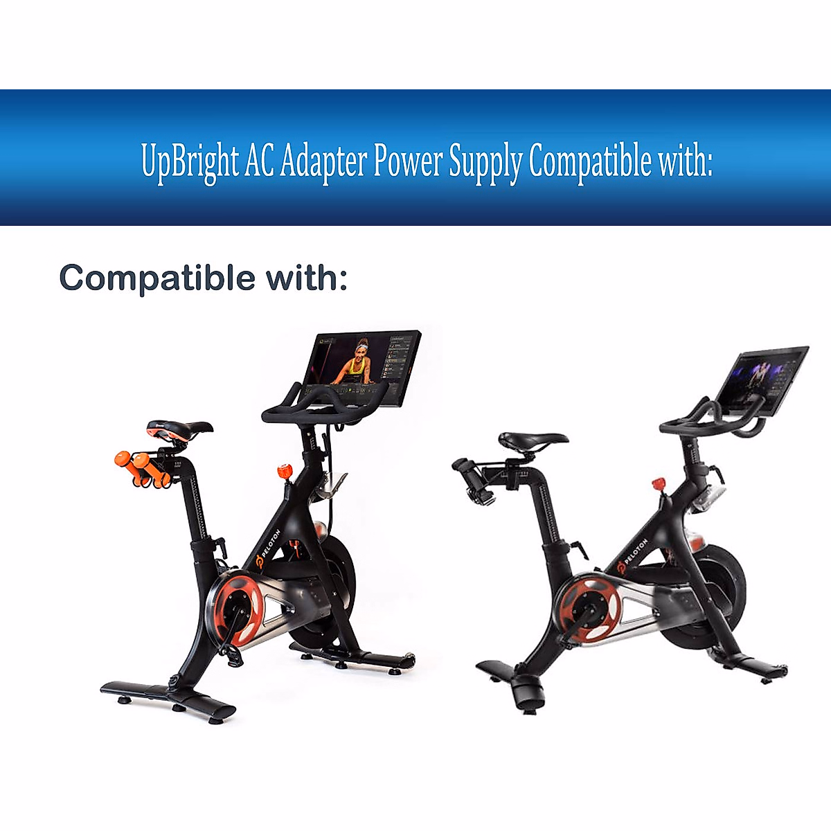 UpBright 12V 4.17A AC/DC Adapter Compatible with Peloton Console PLTN-RB1VO PLTN-RB1V1 PLTN-RB1VQ PL-01 GEN 1st 2nd 3rd Exercise Bike Tech ATS050T-P/A121 P121 GQ48-120500-E1 4.2A 5A Power Supply Cord