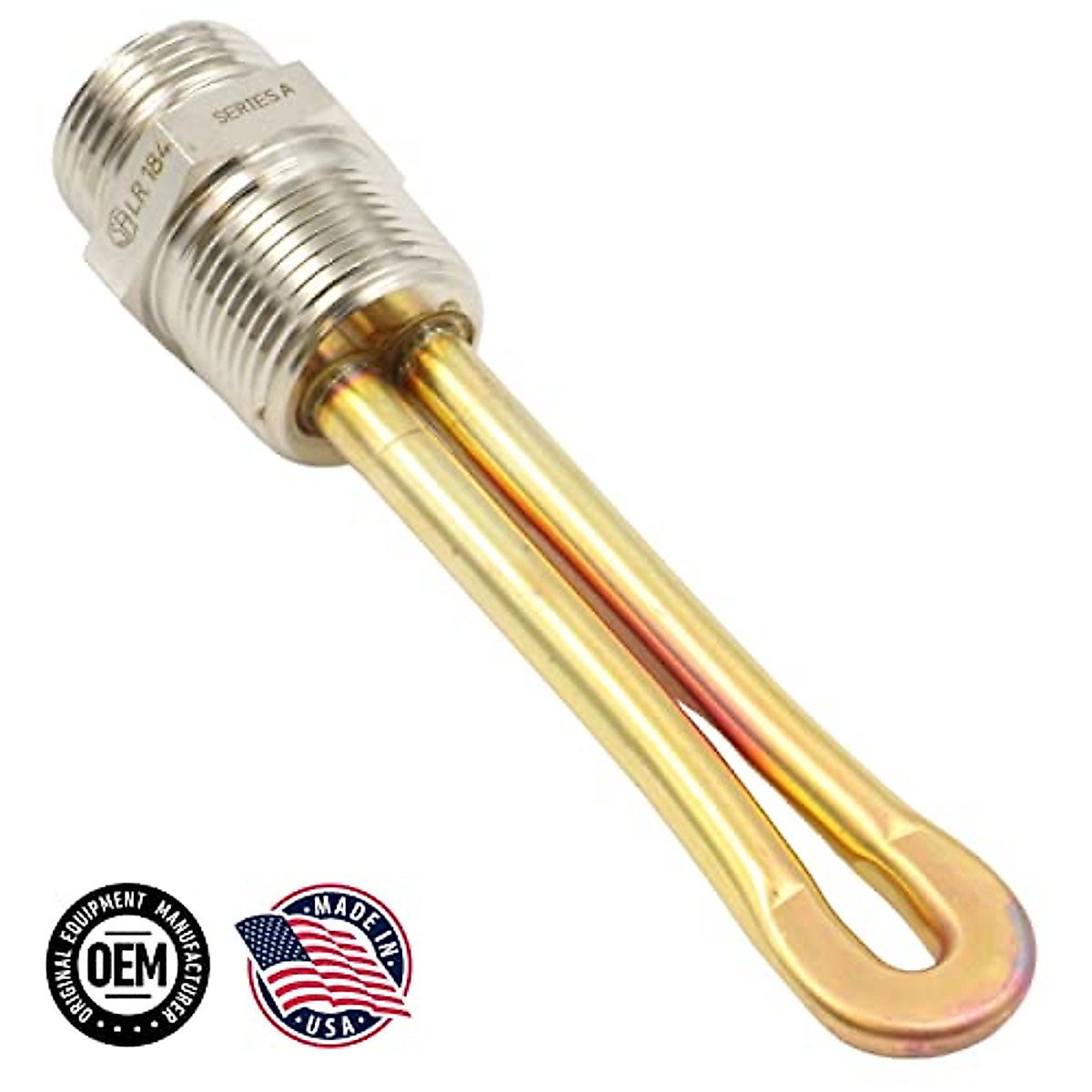 Zerostart 3500043 Engine Block Heater for Ford, Mercury, Lincoln, International, Caterpillar, Detroit Diesel, Hino, Mack, Nissan, 3/4" NPT Thread | CSA Approved | 120 Volts | 1000 Watts