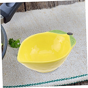 Housoutil 3pcs Ceramic Dish Sushi Candy Kids Dinnerware Sets Kids Snack Container Serving Plate Ceramic Salad Bowls Ceramic Dipping Bowls Sauce Container Small Ceramic Bowls Sauce Fruit Dish