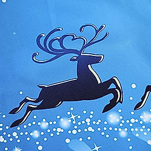 Cool Hoodies for Men, Thenlian Mens 3D Printed Christmas Pullover Long Sleeve Hooded Sweatshirt Tops Blouse(Blue, XXXL)