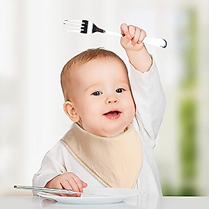 Yoofoss Baby Bandana Drool Bibs 6 Pack and Teething Toys Soft and Absorbent for Boys and Girls 0-36 Months - Baby Teething Bibs Plain Color