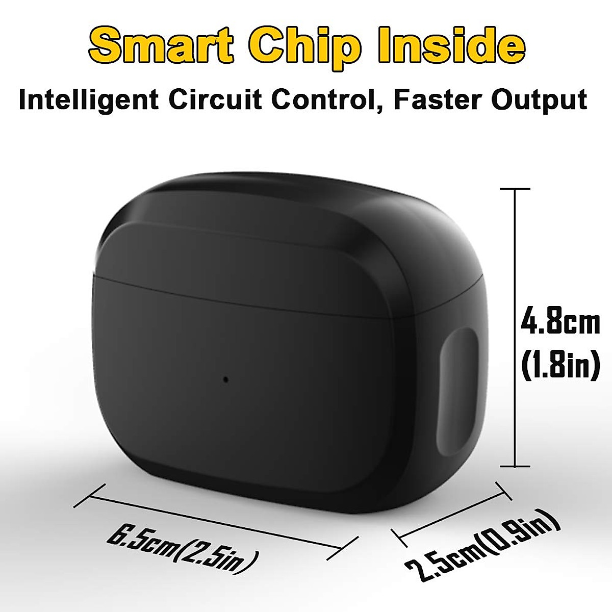 leChivée Replacement Charging Case Compatible with Jabra Elite Active 65t and Jabra Elite 65t, Earbuds Protective Substitute Cover with Built-in Battery (Charger Case Only, Earbuds not Included)