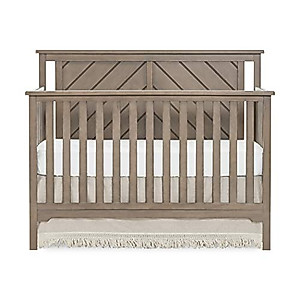 Forever Eclectic Hampton Flat-Top 4-in-1 Convertible Baby Crib
