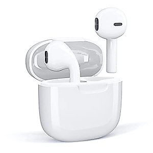novlistve Wireless Earbuds Bluetooth Headphones 36H Play Time 5.0 Bluetooth with Wireless Charging Case, IPX6 Waterproof Sweat-Proof Earphones True Wireless Earbuds, in-Ear Earbuds for Working Sports