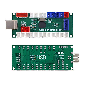 SJ@JX Arcade Game USB Encoder Zero Delay Arcade Button Joystick Controller for PC Raspberry Pi MAME