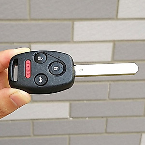 BESTHA 2 Key Fob Replacement OUCG8D-380H-A 35111-SHJ-305 Compatible for Honda Accord 2003 2004 2005 2006 2007 Keyless Entry Remote Uncut Head Control with 46 CHIP