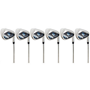 Lazrus Golf | Player-Friendly RH 4-PW, Pitching Wedge Set with Regular Flex & Steel Shaft | Premium Quality Golf Clubs for Men (RH, 4-PW Set, 7 pcs)