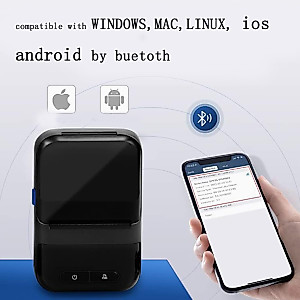 Barcode Thermal Printer Bluetooth 58mm bar Code Label Wireless Portable Handheld Thermal Label Printer 2 inch Free APP iOS Android PC