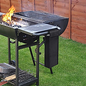 2 PCS Grill Utensil Accessory Storage Bag Black Oxford Cloth Waterproof BBQ Tool Storage Bags Foldable Grill Utensil Holder Pouch for Camping Hiking Barbecue, Easy to Store & Take Out Grill Tools