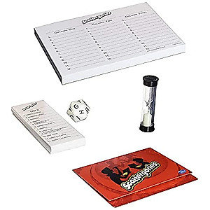 Scattergories Game of Categories Bundle with Mr Dice Drawstring Bag