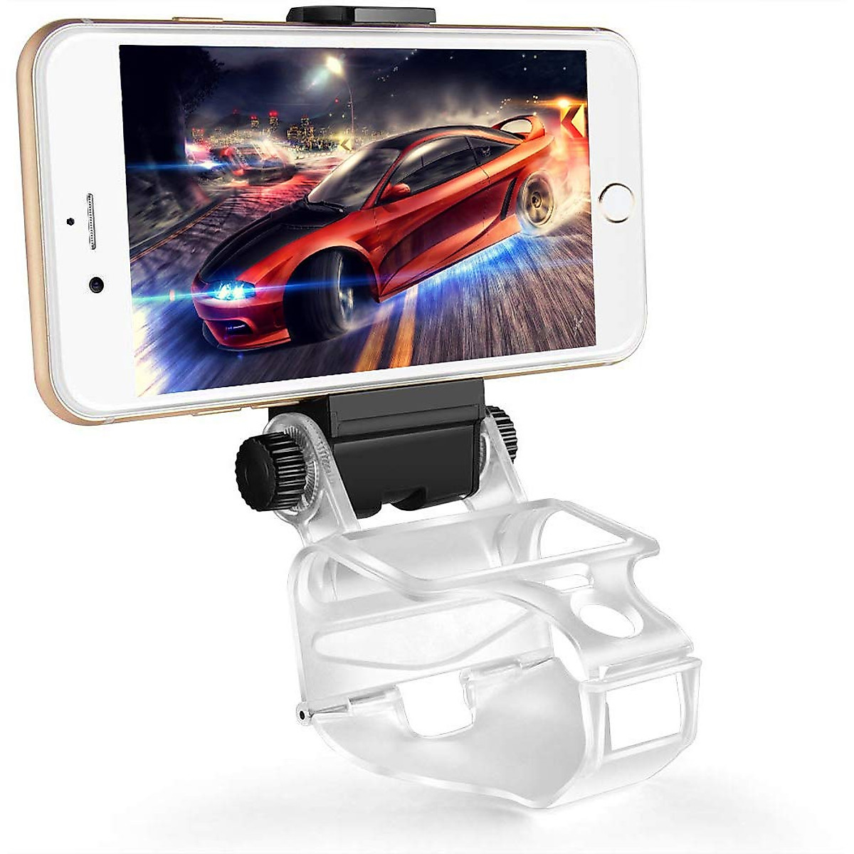 Megadream Mobile phone Gaming Clip, Controller Phone Mount Support Holder Clamp for PS4/Xbox Series/Xbox One/Samsung Galaxy S8/IOS/Android-Maximum 6 inch Phone