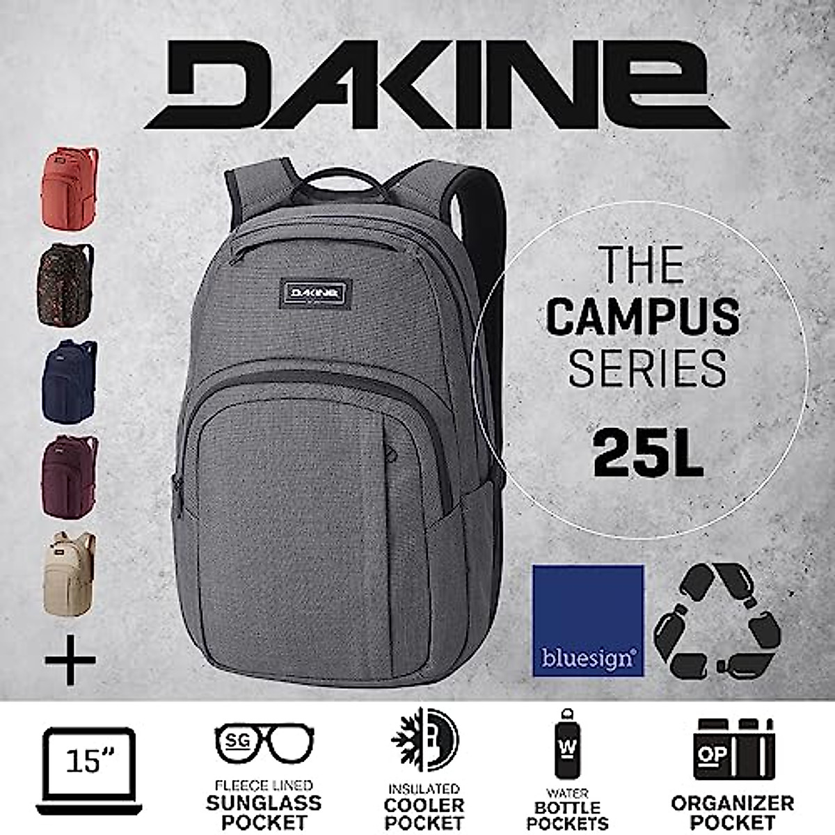Dakine Campus M 25L - Deep Blue, One Size