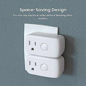 BroadLink Smart Plug Mini, Smart Wi-Fi Timer Outlet Socket Works with Alexa, Google Home, IFTTT, Support Both 2.4G and 5G Wi-Fi