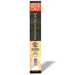 Yellowstone by Cattleman's Cut American Wagyu Beef Sticks, 0.9 Ounce (Pack of 20)