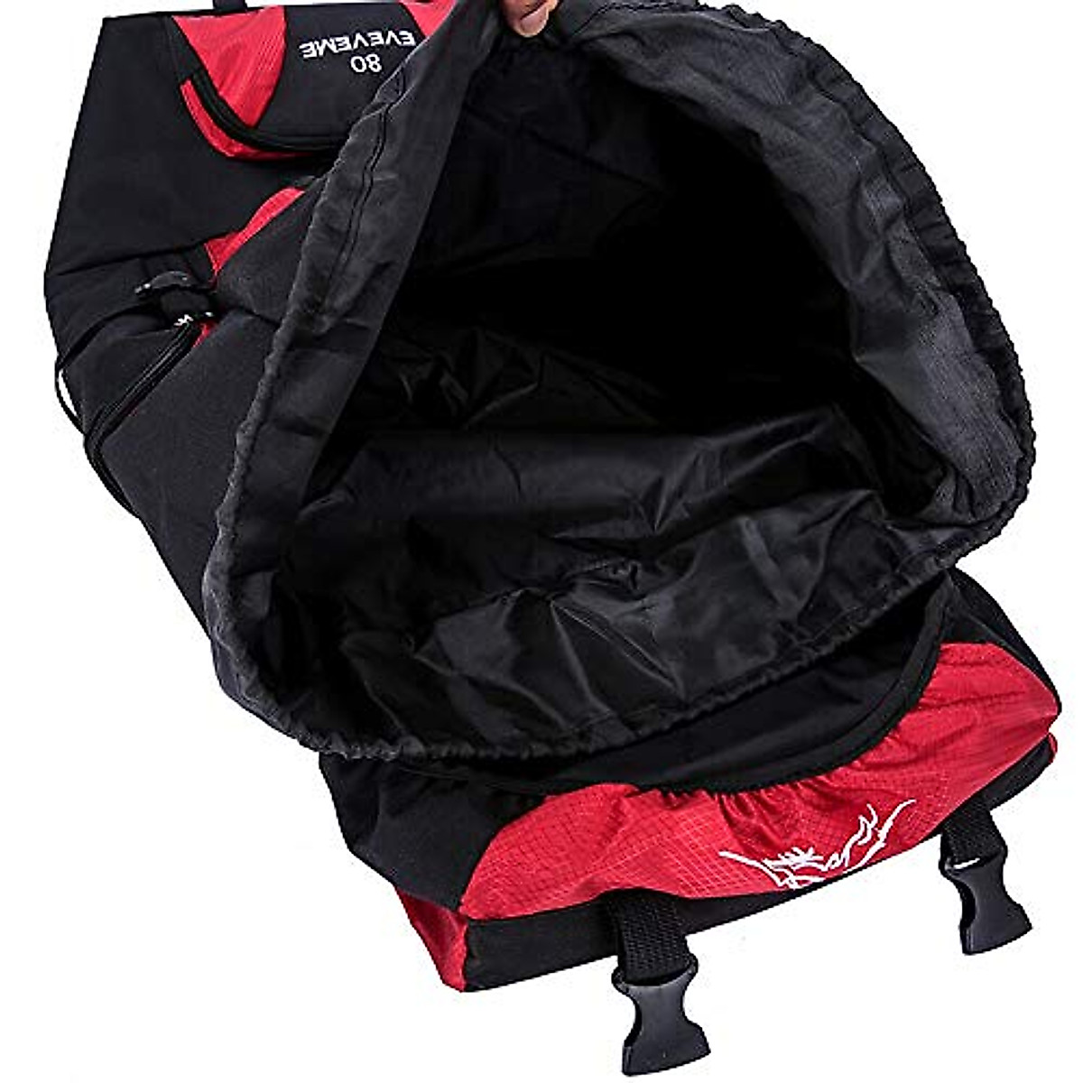 Lightweight Hiking Backpack, Camping 80Liters waterproof Outdoor Sport Daypack Travel Bag for Climbing Touring (Blue), 30'' x 14.6'' x 7.9''