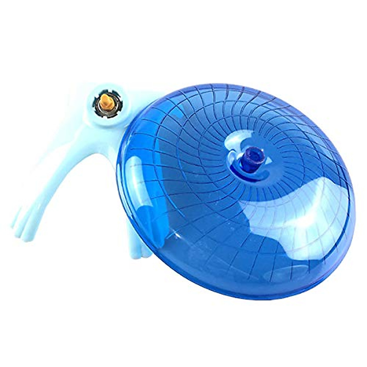 3 in 1 Hamster Water Bottle + Hamster Flying Saucer Exercise Wheel for Dwarf Hamster Mouse Rat Hedgehog (Blue)
