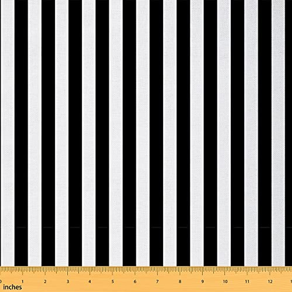Black and White Striped Upholstery Fabric, Geometric Stripes Lines Fabric by The Yard, Abstract Modern Decorative Fabric, DIY Indoor Outdoor Fabric, Craft Patchwork for Quilting Sewing, 2 Yards