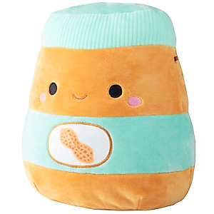 Squishmallows 10" Antoine The Peanut Butter - Officially Licensed Kellytoy Plush - Collectible Soft & Squishy Stuffed Animal Toy - Add to Your Squad - Gift for Kids, Girls & Boys - 10 Inch