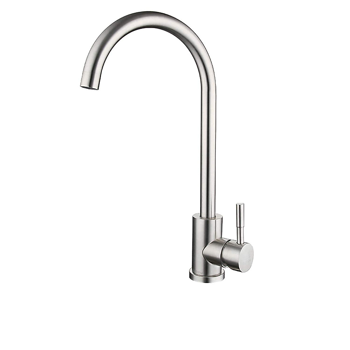 Faucet Bathroom Kitchen Faucet Lead-Free Stainless Steel Brushed Nickel,Bar Sink Faucet Tap Small Mini Kitchen Bath Faucet Farmhouse Vanity Sink Lavatory Single Hole Faucets,External Welding ( Size :