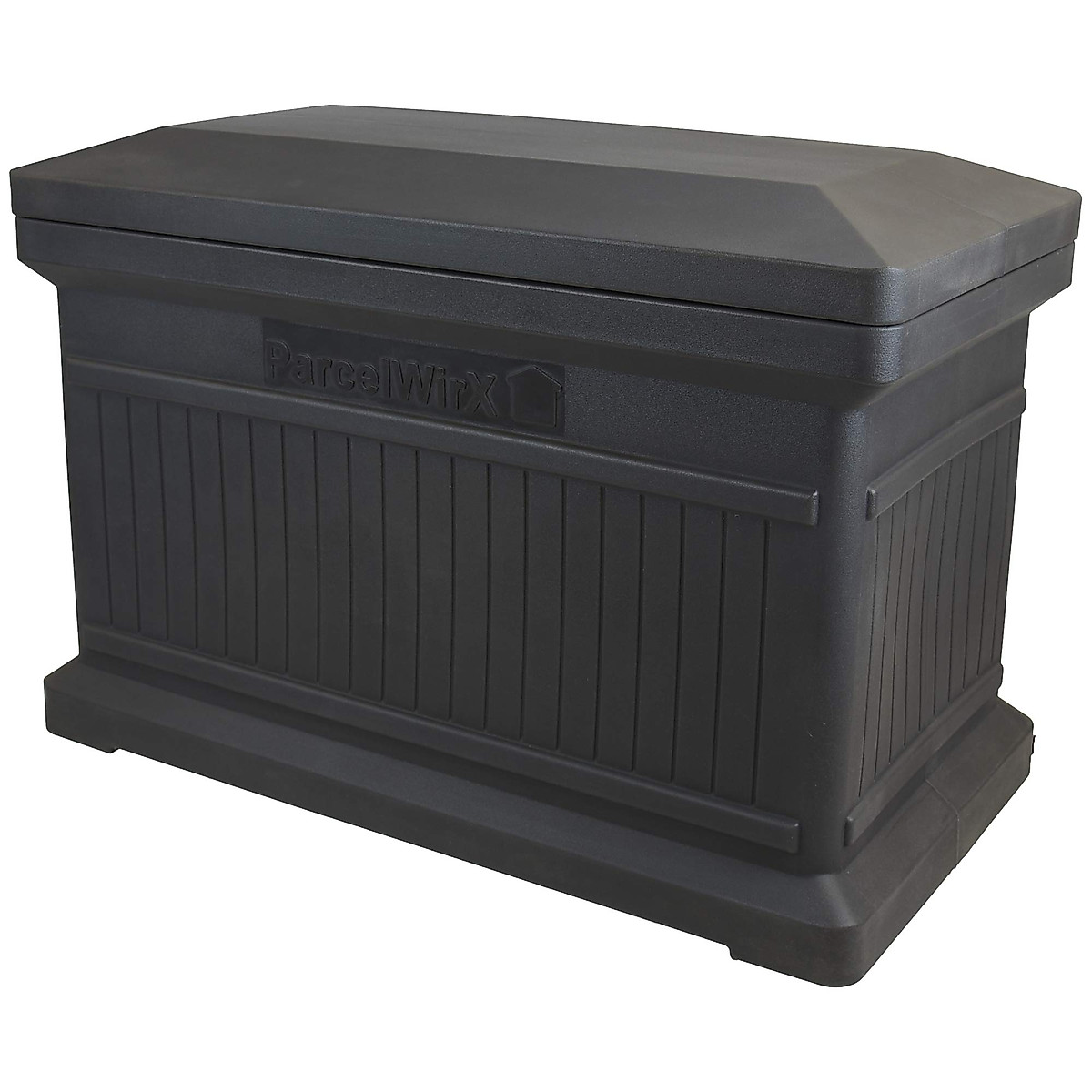RTS Companies Inc 550200501A7981 Home Accents Parcelwirx Standard Horizontal Delivery Drop Box with Lift Off Lid, Graphite
