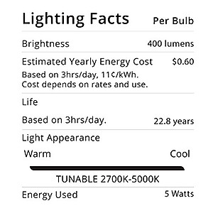 Sunco Lighting Smart WiFi LED Light Bulbs PAR20 Dimmable LED Smart Bulb, Color Changing RGBCW, 5W, Outdoor Flood Light, Compatible with Amazon Alexa & Google Assistant - No Hub Required 2 Pack