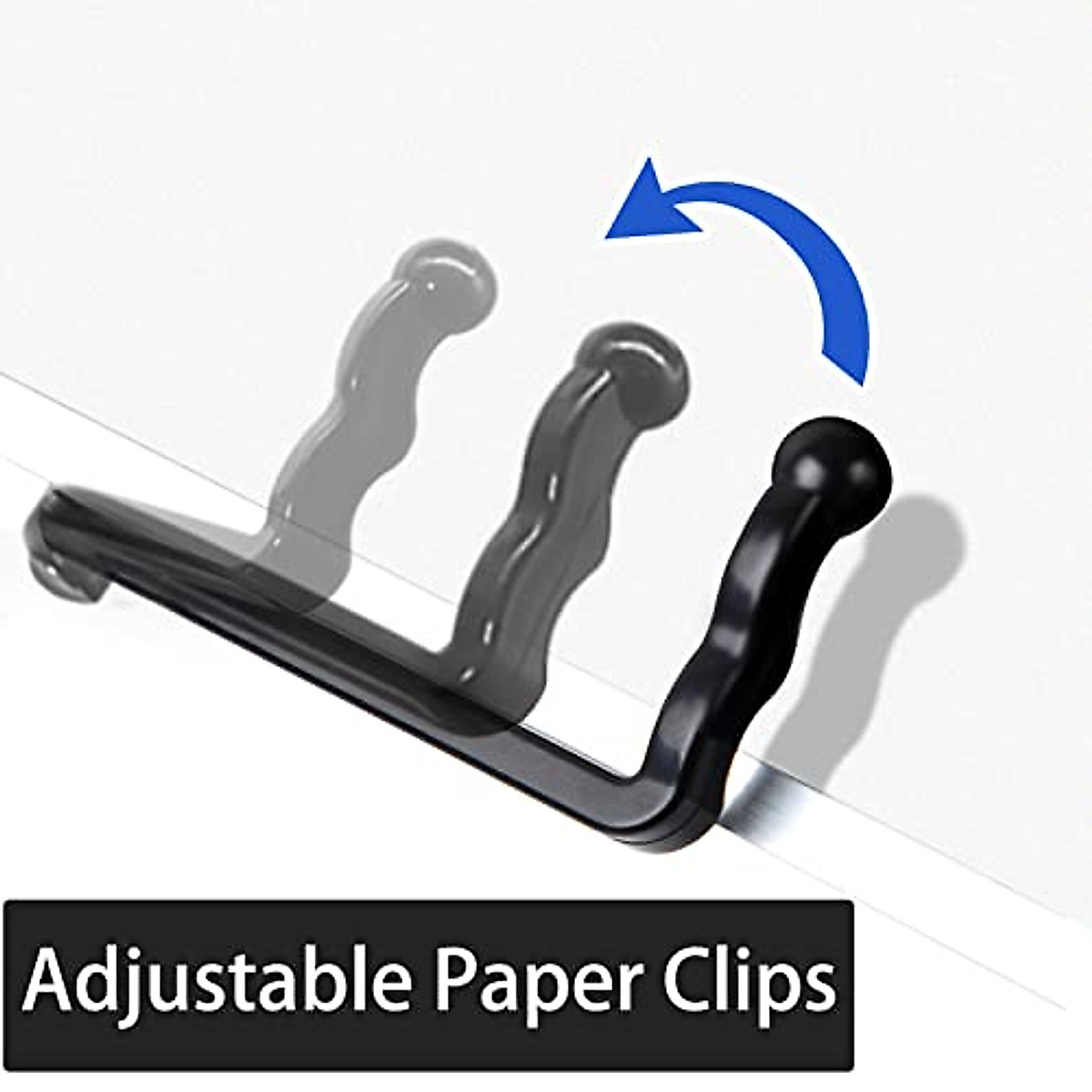 Book Stand Multifunctional Adjustable Laptop Stand Book Holder Tray with Clips Ergonomic Multi Heights Angles Adjustable Cooking Bookstand for Textbook Recipe Magazine Laptop Tablet Portable