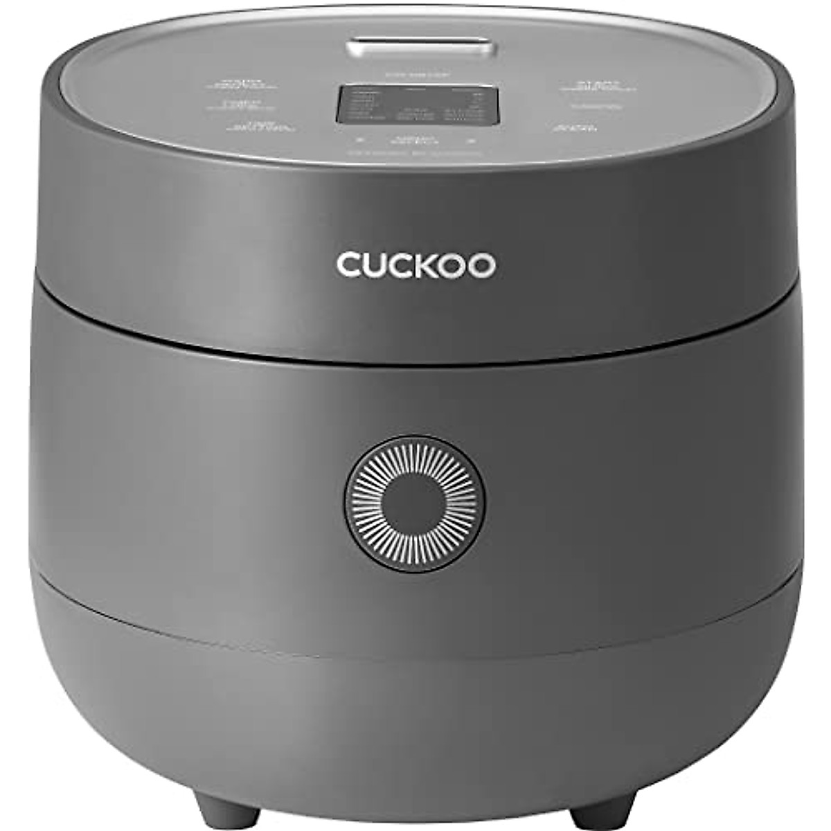 CUCKOO CR-0675F | 6-Cup (Uncooked) Micom Rice Cooker | 13 Menu Options: Quinoa, Oatmeal, Brown Rice & More, Touch-Screen, Nonstick Inner Pot | Gray