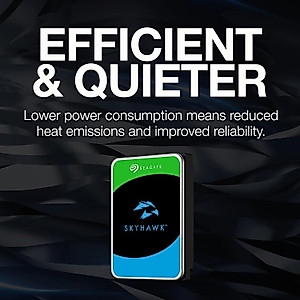 SEAGATE ST2000VX015 3.5 in. 256 MB & 2TB Skyhawk Lite Surveillance Internal Hard Drive HDD