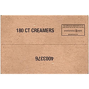 Nestle Coffee mate Coffee Creamer, Vanilla Caramel, Liquid Creamer Singles, Non Dairy, No Refrigeration, 0.37 Fl Oz (Pack of 180)