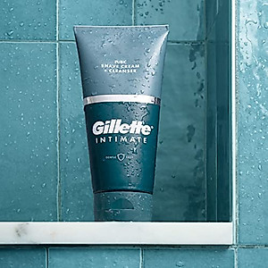 Gillette Intimate 2-in-1 Pubic Shave Cream and Cleanser, 6 oz