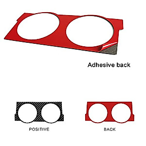 BLAKAYA Compatible with Carbon Fiber Four-Wheel Drive Switch Panel Interior Accessories for Toyota 4Runner SUV 2010 2011 2012 2013 2014 2015 2016 2017 2018 2019 2020 (1PCS Black)