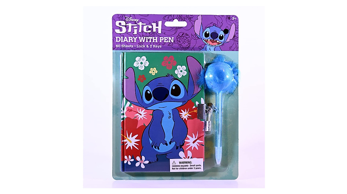 Moptrek Stitch Diary for Kids - Fun Birthday Party Gift