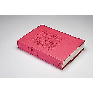 The Message Large Print (Leather-Look, Dusty Rose Floral): The Bible in Contemporary Language