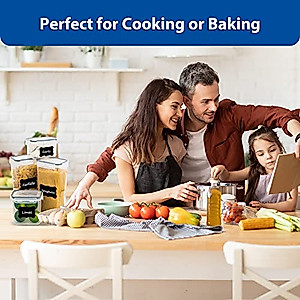 Lifetime Home 32 PACK Airtight Food Storage Containers Set with Lids for Kitchen & Pantry Organization - BPA-Free for Cereal, Pasta, Rice, Vegetables, Fruits & Flour - FREE Markers and Labels