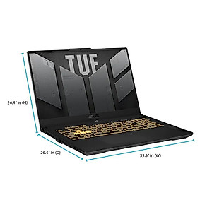 ASUS 2023 TUF F17 Gaming Laptop, 17.3” 144Hz FHD Display, Intel Core i5-12500H Processor, GeForce RTX 3050, 32GB DDR4 RAM, 1TB SSD, Wi-Fi 6, Windows 11, Mecha Gray