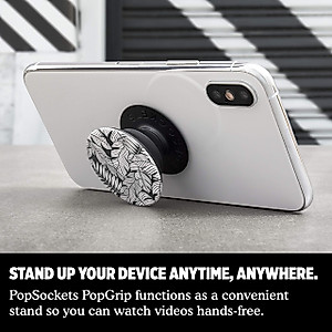 PopSockets ​​​​ Phone Grip with Expanding Kickstand, for Phone - Mono Jungle