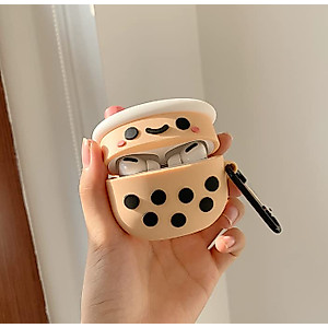 AirPods Pro 2 Case Cute with Boba Keychain,AirPods Pro 2nd Generation Case Cover 2022,Pink Boba Tea AirPod Pro 2 Cases Only Cute AirPods Pro 2Case for Girls Women (AirPod Pro 2 Case)