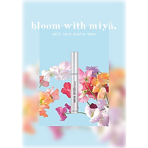 MIYA LASH | Eyelash Growth Serum | Eye Lash Serum | Natural Lash Enhancer for Longer, Thicker Healthier Lashes | Gentle Effective Lash Growth Serum | Oil Free Lash Booster 3ml
