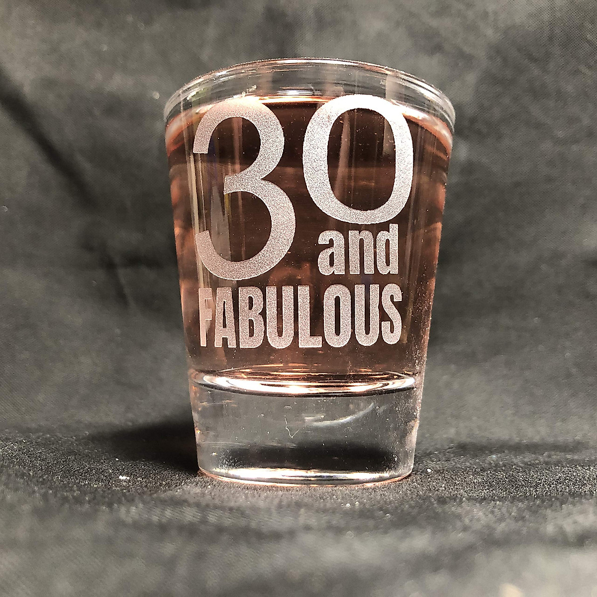 Alankathy Mugs Shot glass for birthday and fabulous sexy lady ladies mom mother girl friend co worker (30 yrs old)