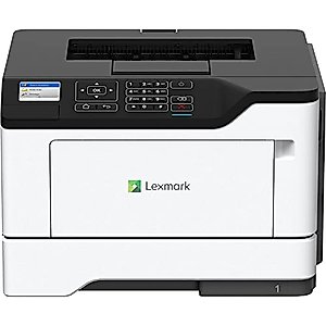 Lexmark MS520 MS521dn Desktop Laser Printer - Monochrome - 46 ppm Mono - 1200 x 1200 dpi Print - Automatic Duplex Print - 350 Sheets Input - Ethernet - 120000 Pages Duty Cycle