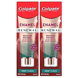 Colgate Enamel Renewal Toothpaste, Deep Clean, 3 OZ - Pack of 2