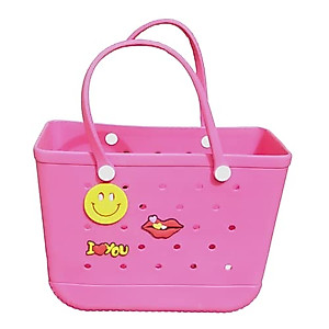 JinJing Beach Bag Accessories PVC Rubber Totes Inserts Charms for Bogg Bag Sun