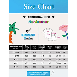 Haydendear Toddler Boys Short Sleeve T-shirts Tee and Shorts Set Summer Clothes 2001QZ(3T)