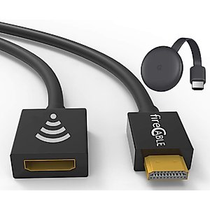fireCable WiFi Extender for Chromcast | Less Buffering, Faster Streaming