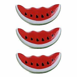 3 Pcs Ceramic Watermelon Chopsticks Rest Stand Tableware Knife Forks Dinner Service Holder Rack